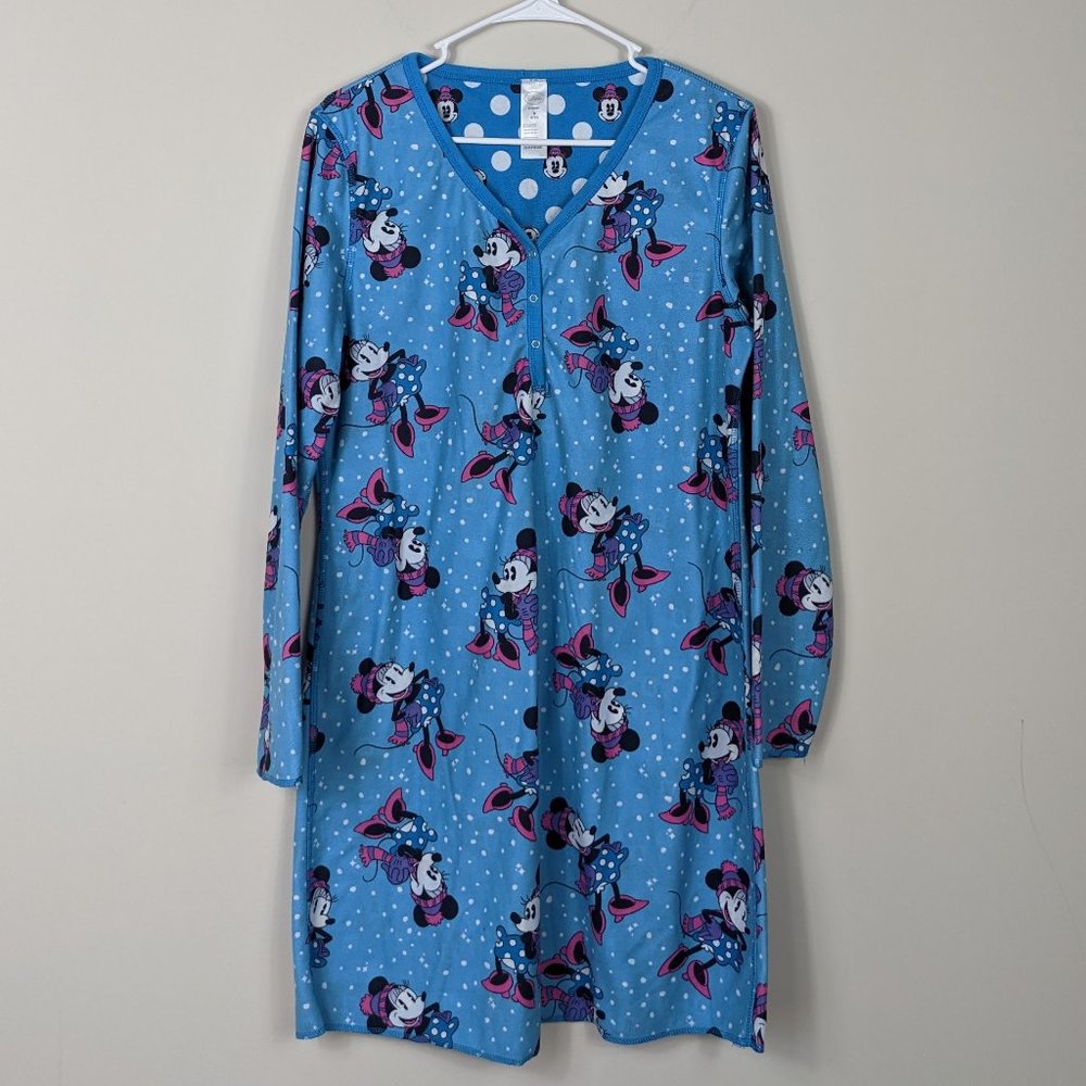 Disney Minnie Mouse Long Sleeve Nightgown - Gem
